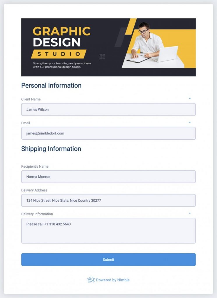 Design Smarter Forms with Custom Text Fields and Image Blocks - Nimble Blog